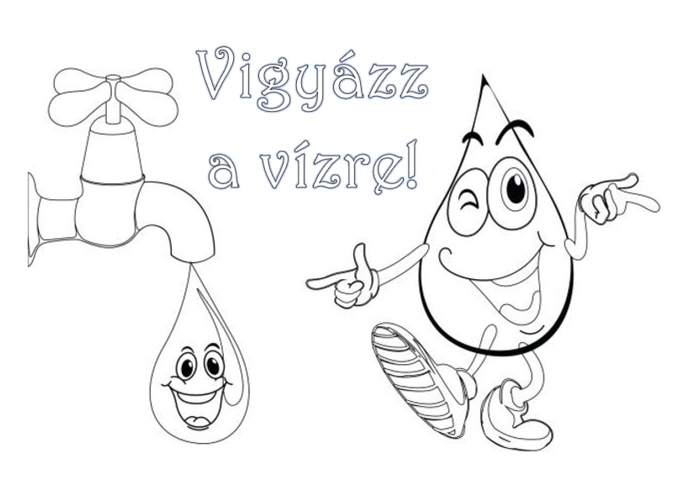 Víz Világnapja színezők :: Teremtésvédelem - Köröm